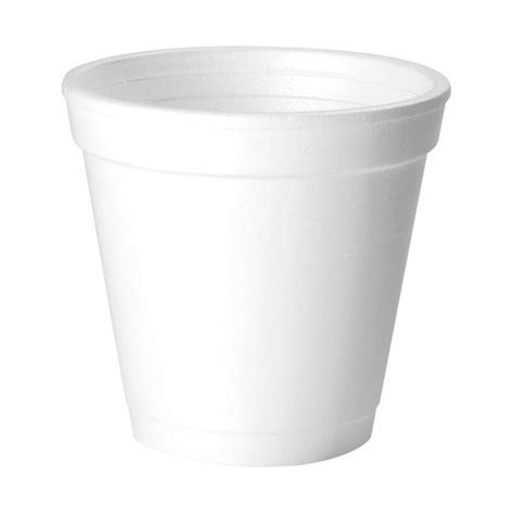 Copo Térmico Descartável De Isopor 180ml Branco 20un Totalplast