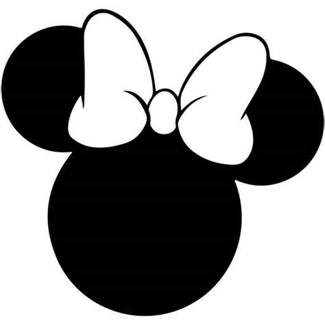 Minnie Mouse Bow Svg Etsy