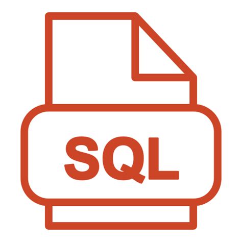 Sql File Free Interface Icons