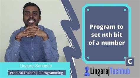 C Program To Set Nth Bit Of Number Youtube
