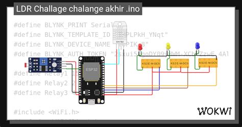 Ldr Challage Chalange Akhir Ino Wokwi Esp32 Stm32 Arduino Simulator