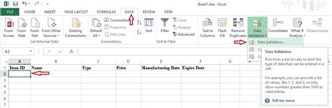 Learn Data Validation Techniques In Excel