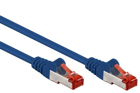 Cat6 Patchkabel Netzwerkkabel Blau S Ftp Pimf Geschirmt Gigabit Netzwerk Kab24 De