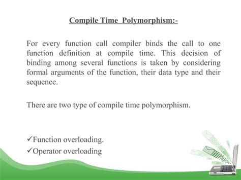 C Concept Of Polymorphism Ppt