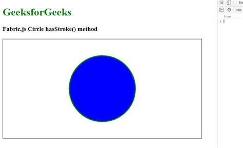 Fabric Js Circle HasStroke Method GeeksforGeeks