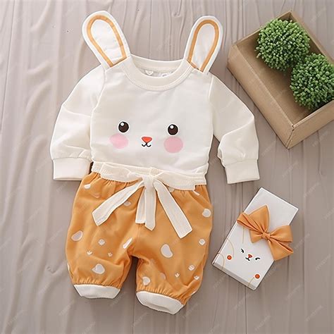 Premium Photo New Born Baba Dress On White Background