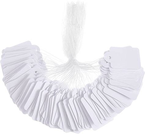 Buy BOWINR Pcs White Marking Tags Price Tags Price Labels Display Tags With Hanging String