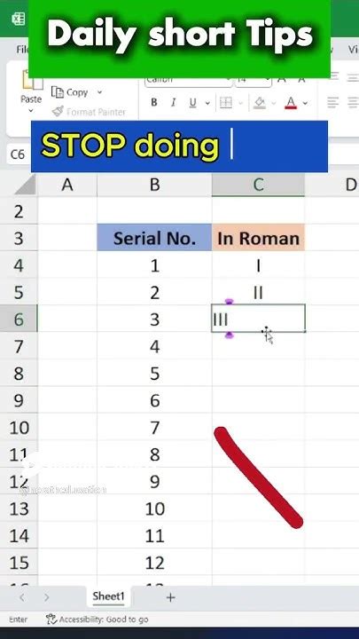 Roman Numbers 1 To 100 Excel Roman Numbers Roman Number Formula In Excel Excel Shorts Roman Numbers 1 To 100 Excel Roman Numbers Roman Number Formula In Excel Excel Shorts