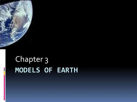 PPT Models Of Earth PowerPoint Presentation Free Download ID 2822757