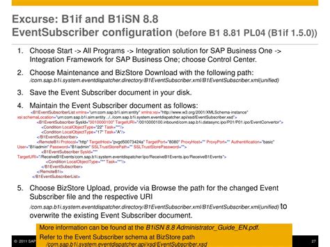 ppt sap business one integration framework b1if training powerpoint