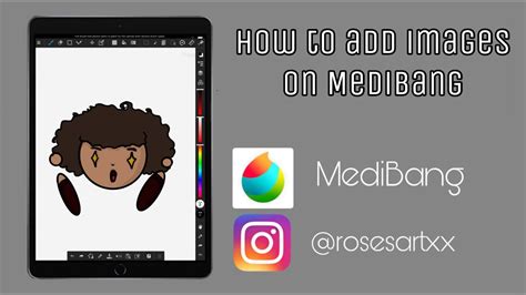 How To Add Images On Medibang Tutorial Youtube