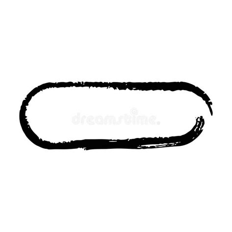 Frame Curved Rectangle Elongated Texture Element Outline Border Grunge Shape Icon Decorative