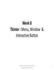 Tkinter Menu Window Interactive Button Tutorial Fundamental Course Hero