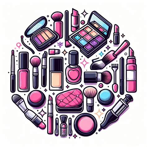 Makeup Products Premium Ai Generated Image