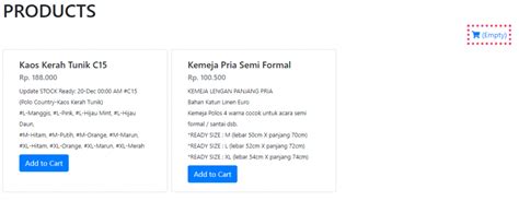 Cara Membuat Shopping Cart Menggunakan Php Kursus Website