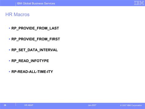 Hr Abap Technical Overview Ppt