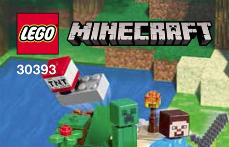 Lego Introduces The Lego Minecraft Steve And Creeper 30393 Polybag
