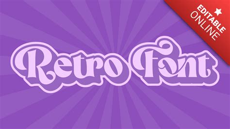 Retro Font Text Effect Generator