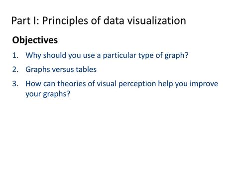 Ppt Data Visualization And Graphic Design Part I Principles Of Data