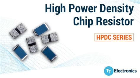 Tt Electronics Releases High Power Density Chip Resistors