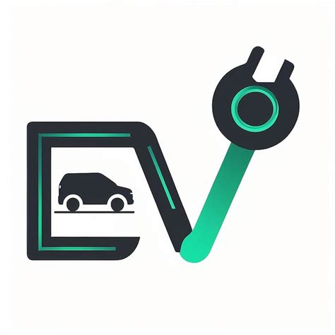 Premium Photo Transportation Electric Vehicle Ev Logo Icon Design In