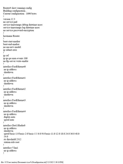 Cisco Configuration Pdf