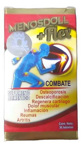 Menosdoll Flex 30 Tab Artritis Reumas Osteoporosis Dolor Sin Sabor