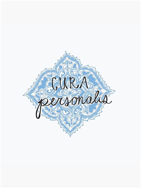 Cura Personalis Art Print By Sophiesnider Redbubble