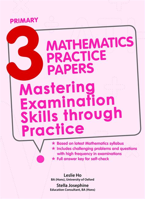 Primary 3 Mathematics Practice Papers Cpd Singapore Education