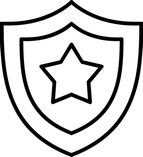Shield Line Icon 43264949 Vector Art At Vecteezy