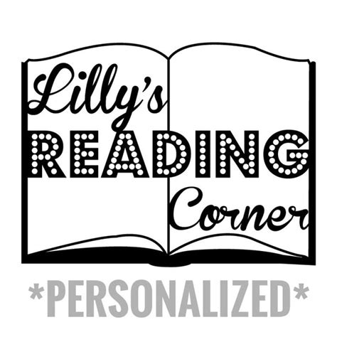 Customized Classroom Reading Corner Book Dana Decals