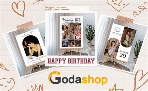 Happy Birthday Welcome Sign Birthday Custom Photo Birthday