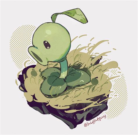 Safebooru Grass Highres Hightguy No Humans Peashooter Plants Vs