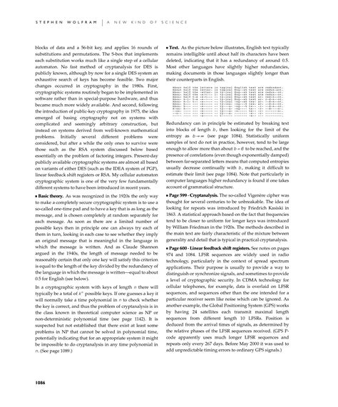 Notes For Cryptography And Cryptanalysis A New Kind Of Science Online By Stephen Wolfram