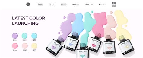 Modelones Pastel Gel Nail Polish 6 Colors Spring Summer Gel Polish Kit