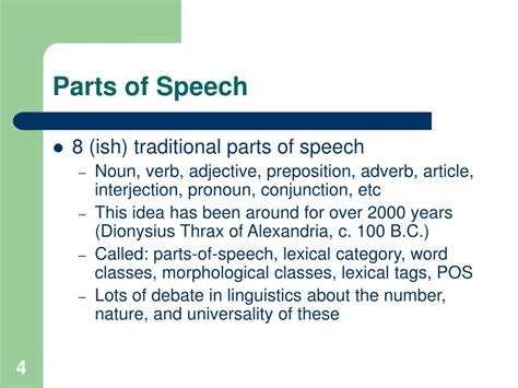Ppt Cs4705 Part Of Speech Tagging Powerpoint Presentation Free Download Id1717725