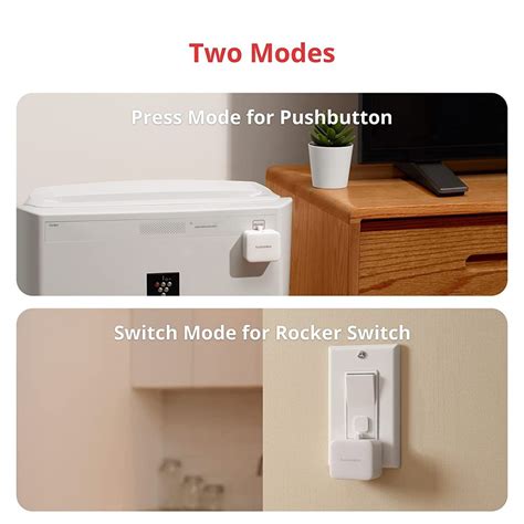 SwitchBot Smart Switch Button Pusher No Wiring Wireless App Or Timer Control Add Hub Mini S