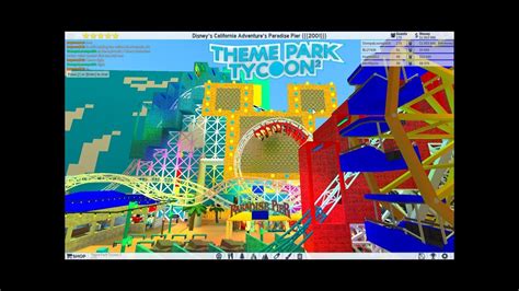 Roblox Theme Park Tycoon 2 Disney39s California Adventure Splash