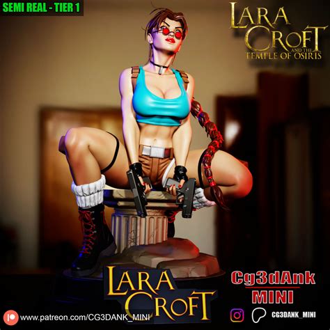 Lara Croft Semi Realistic Fan Art Stl For 3d Printing
