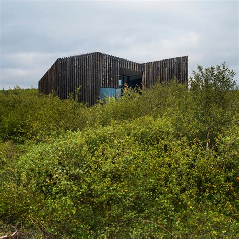 Pk Arkitektars Icelandic Cottages Have Burnt Timber Cladding