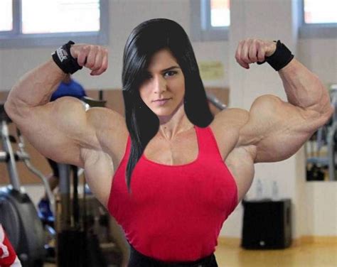 Her Biceps Are Nothing Compared To The Power And Strength Of Her Whole Body In Bed Muscular