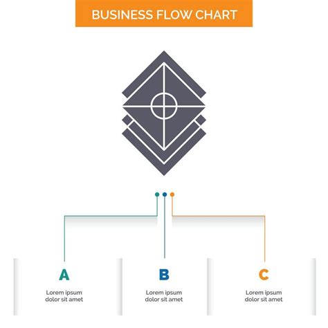 Arrange Design Layers Stack Layer Business Flow Chart Design With 3