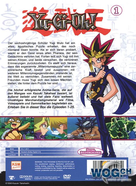 Yu Gi Oh Staffel 1 Box 01 5 Dvds [anime Dvd] • World Of Games