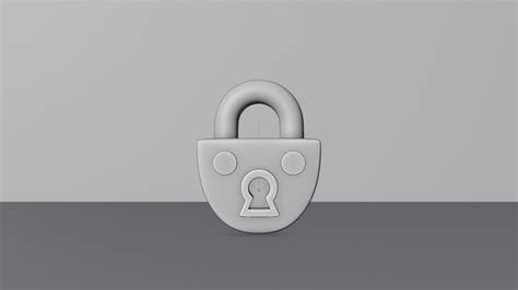 Artstation Padlock Lock Prop Asset Accessories Resources