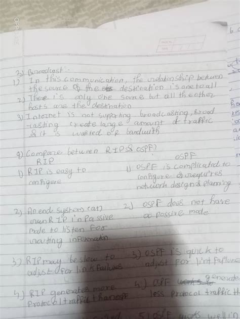 Compoore Between Rips Ospf Rip Filo