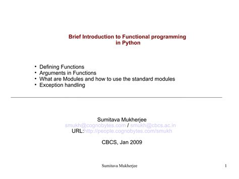 Python Intro Functions PPT