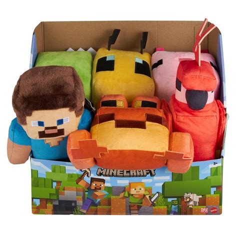 Minecraft 8 Basic Plush Random Assortment 1 Mystery Plush Toys
