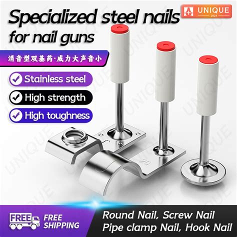 600pcs Professional Nails Gun Ceiling Rivet Nail Fastener Gunpowder
