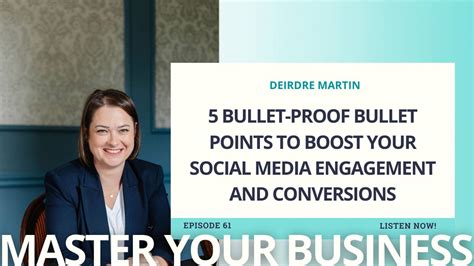 5 stellar bullets points for social media engagement and conversions