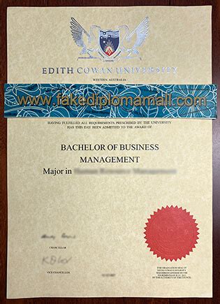 ECU Fake Diploma Edith Cowan University Degree Sample Best Site To Get Fake Diplomas